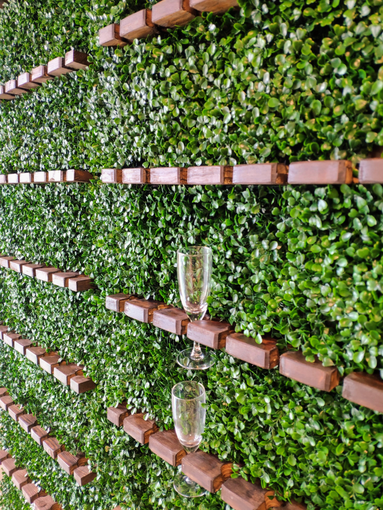 Mur à champagne cocktail mariage
